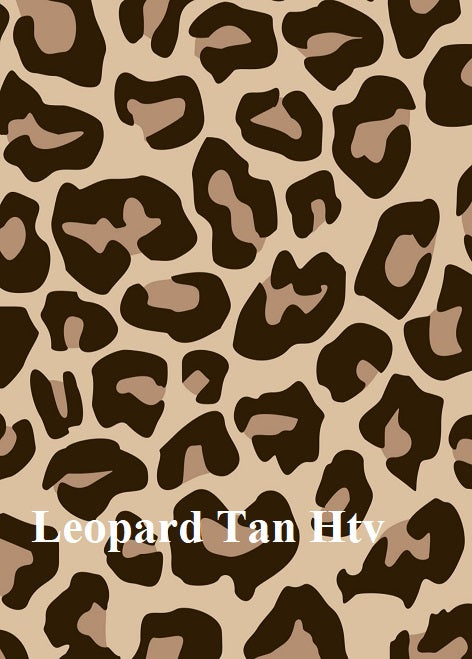 Siser Easy Pattern Leopard Tan Heat Transfer Vinyl– 12″ with TTD High ...